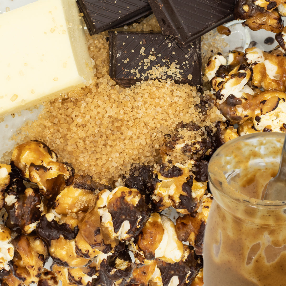 Dark Chocolate, Caramel and Peanut Butter – Kernel Clark's Popcorn