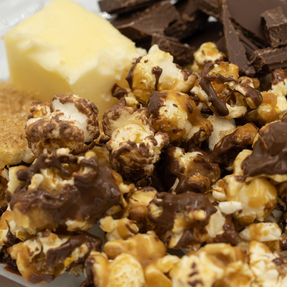 Milk Chocolate and Caramel – Kernel Clark's Popcorn