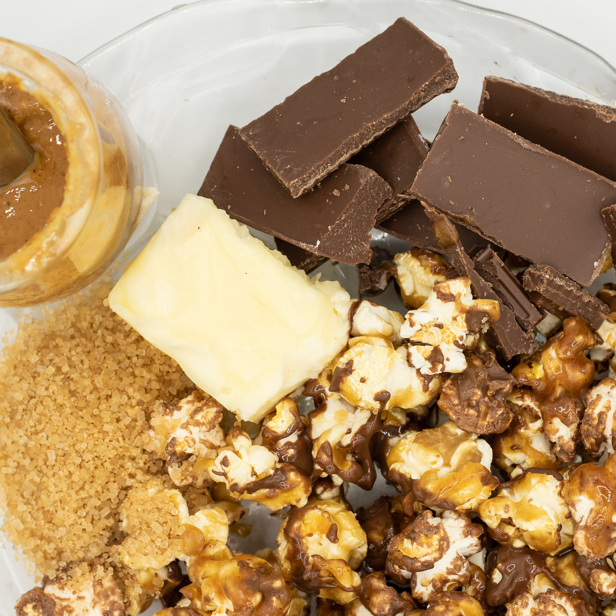 Milk Chocolate, Caramel and Peanut Butter – Kernel Clark's Popcorn
